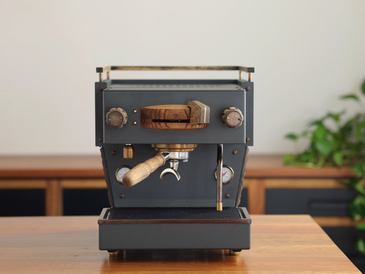 Weathered Slate by Specht | Carved La Marzocco Linea Mini